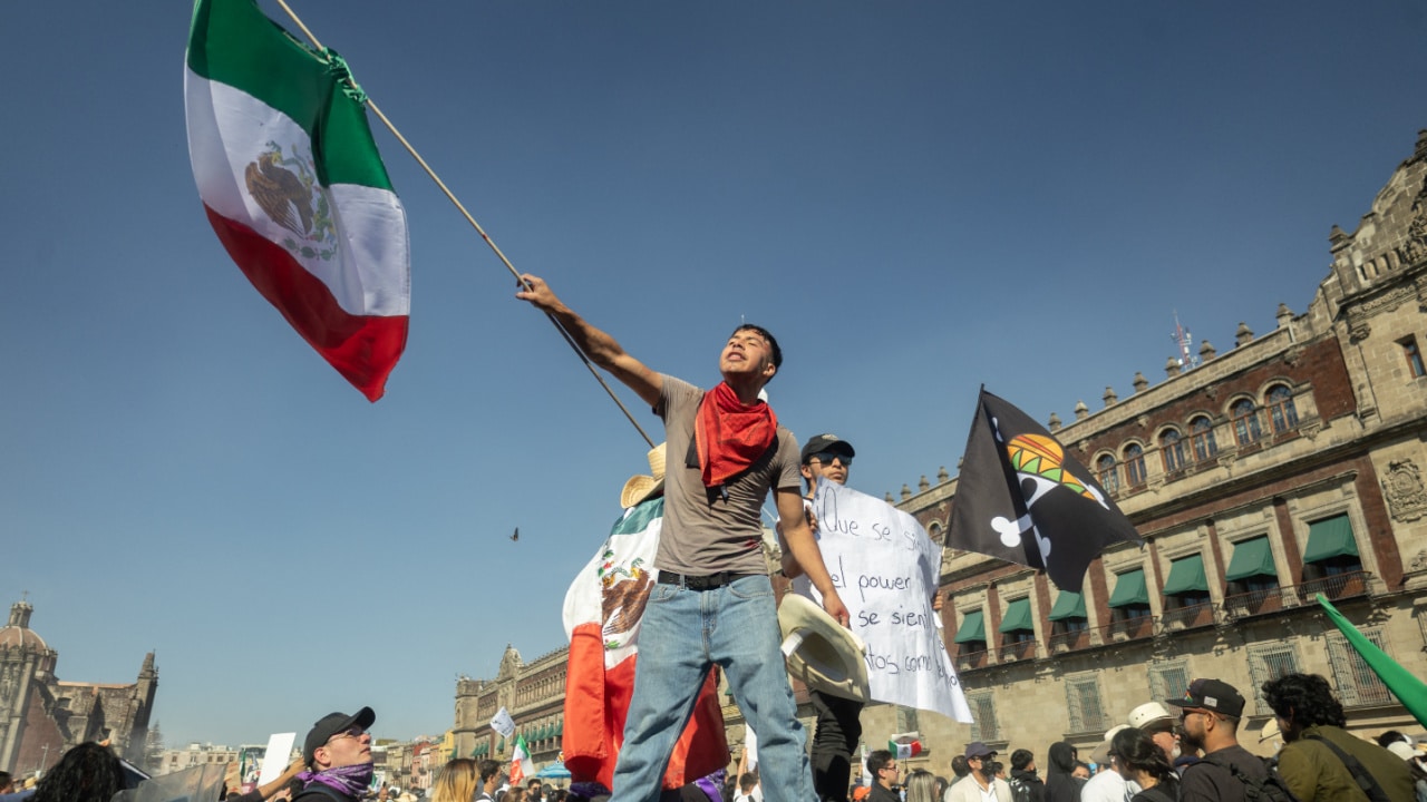 Gen Z Protests Sweep Mexico with Thousands Showing Up to Expose ...