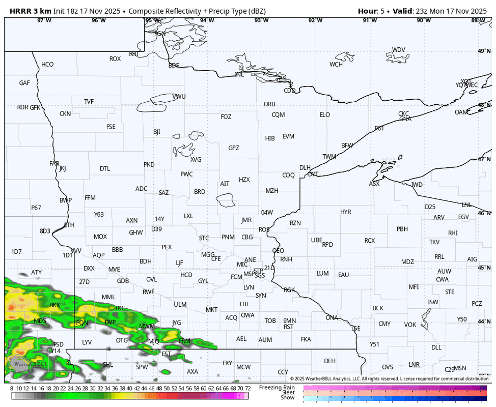 NWS Twin Cities issues first winter weather advisory of the season