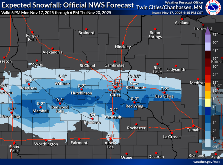 Winter weather advisory canceled as warm temps limit snow chances