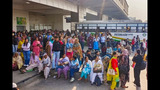 Commuters hit as roadways, PRTC contractual staff strike