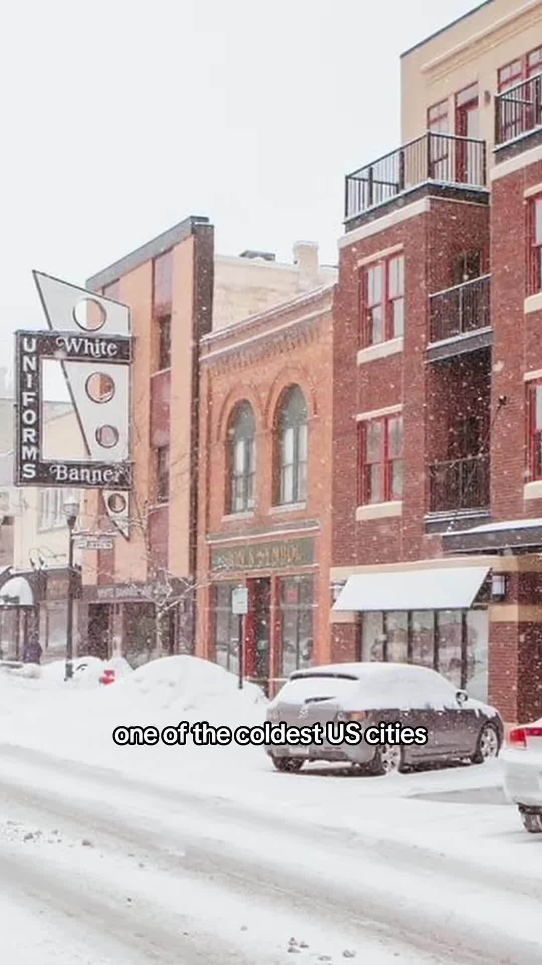 The Coldest US Cities #geography