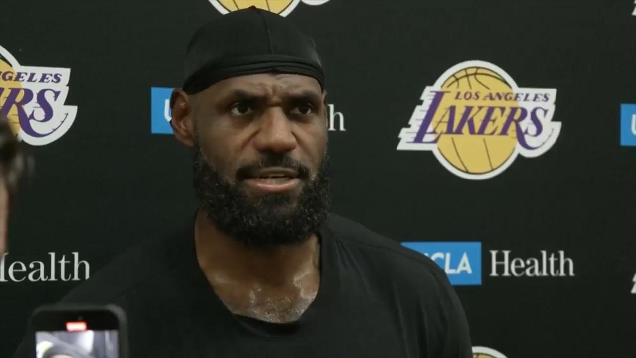 'My lungs feel like a newborn baby' - LeBron James returns to practice ...