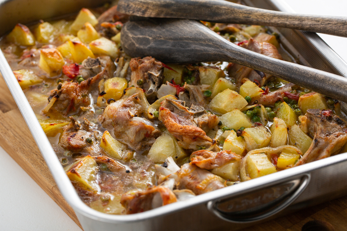 Baked Dish with Kid Goat