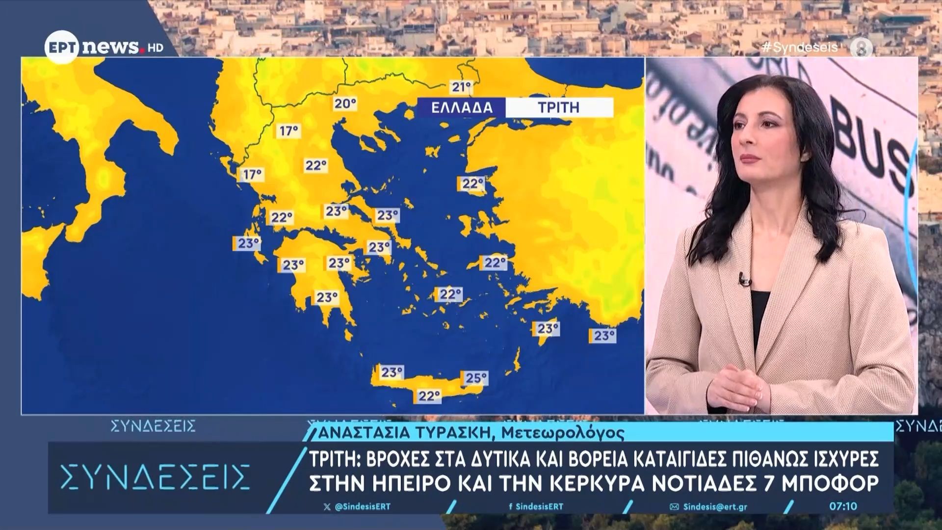 Καιρός Τρίτη: Βροχές στα δυτικά και βόρεια, πιθανώς ισχυρές βροχές σε ...