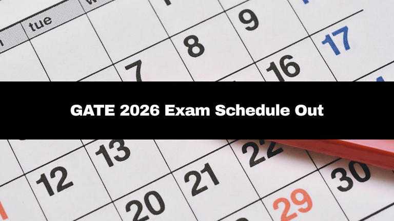 GATE 2026: Exam Timetable Issued; Check Details Here