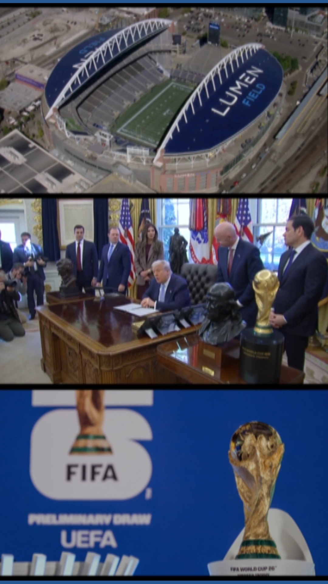 Trump raises safety concerns over World Cup matches in Seattle