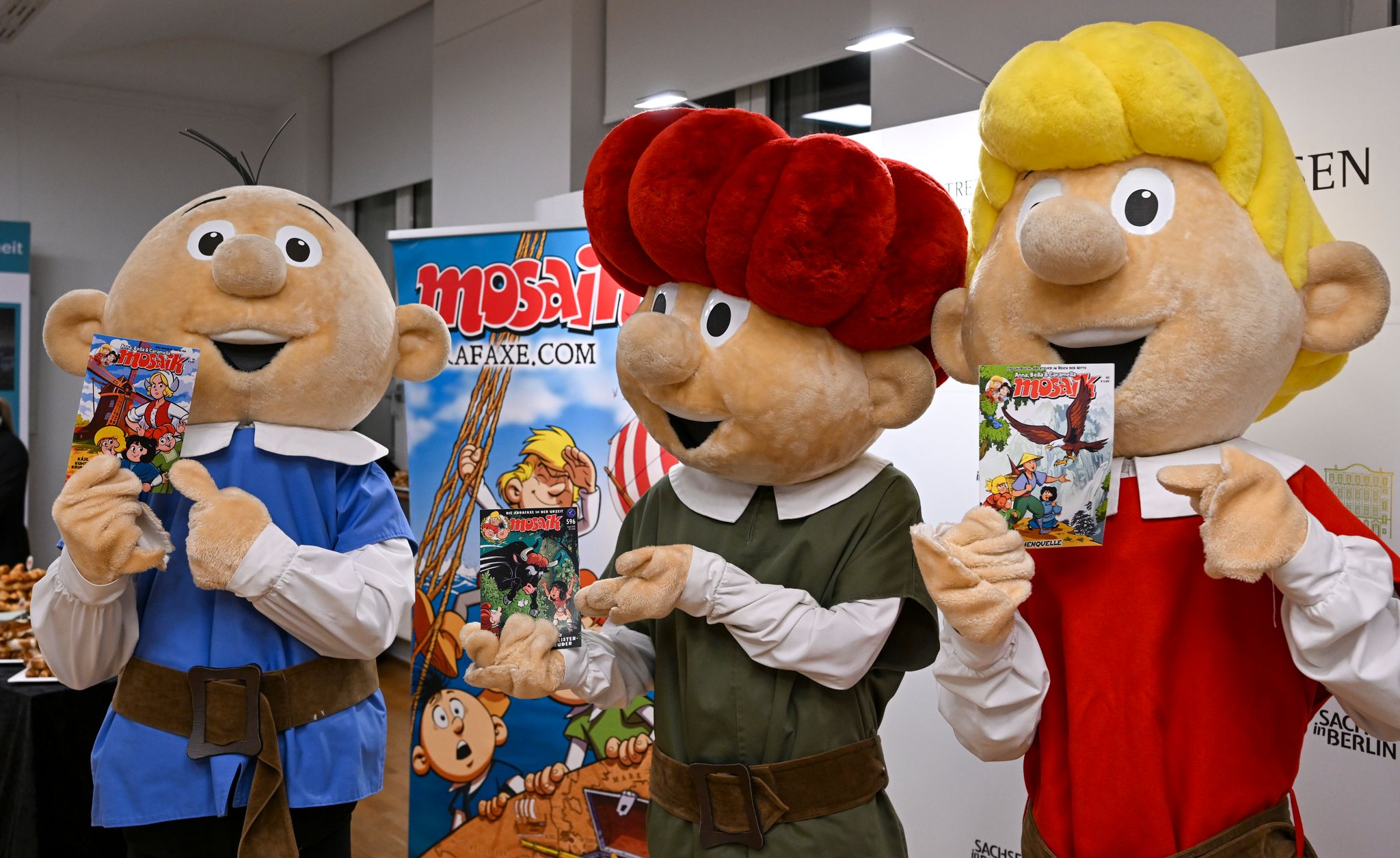 Comic «Mosaik»: Abrafaxe zum 600. Mal unterwegs