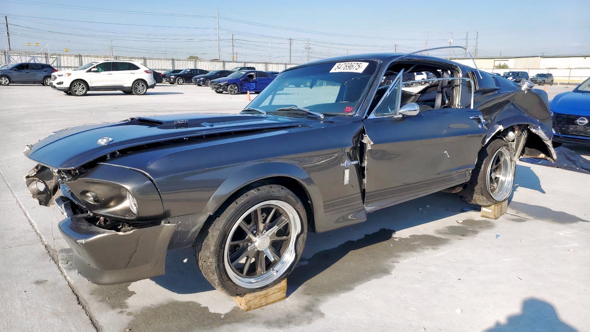 1968 Ford Mustang Salvage Auction Listing Could Be Worth $450,000 After ...