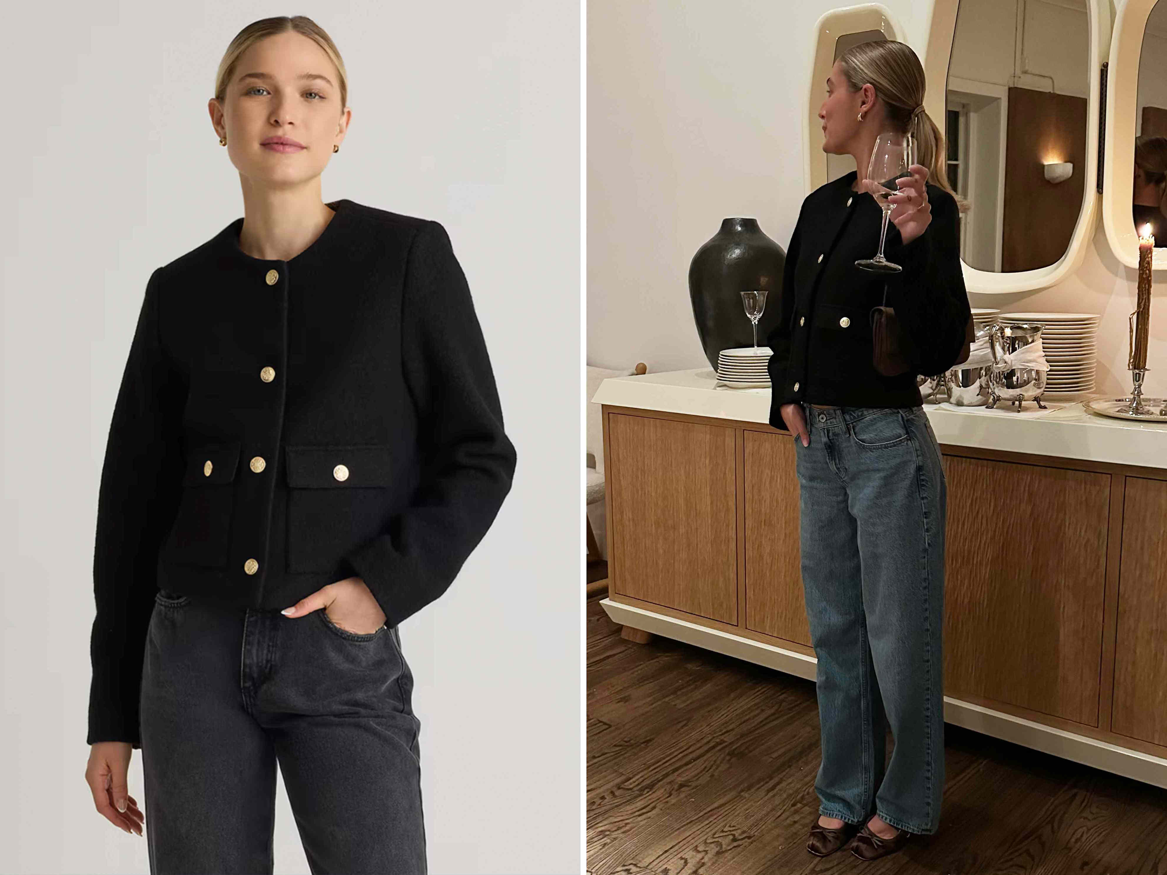 I Finally Tried Quince’s Expensive-Looking Outerwear—This Collarless ...