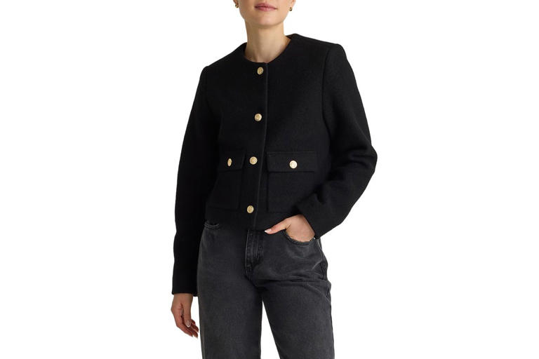 I Finally Tried Quince’s Expensive-Looking Outerwear—This Collarless ...