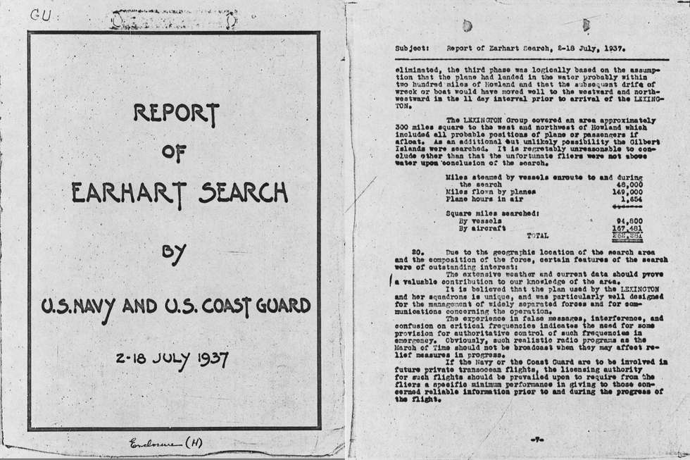 Amelia Earhart's heartbreaking 'final message' revealed in new declassified files