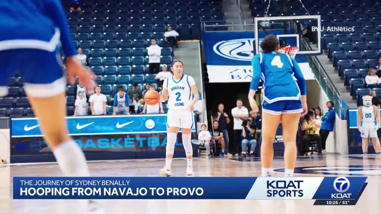Sydney Benally embraces Navajo heritage in Big 12 basketball