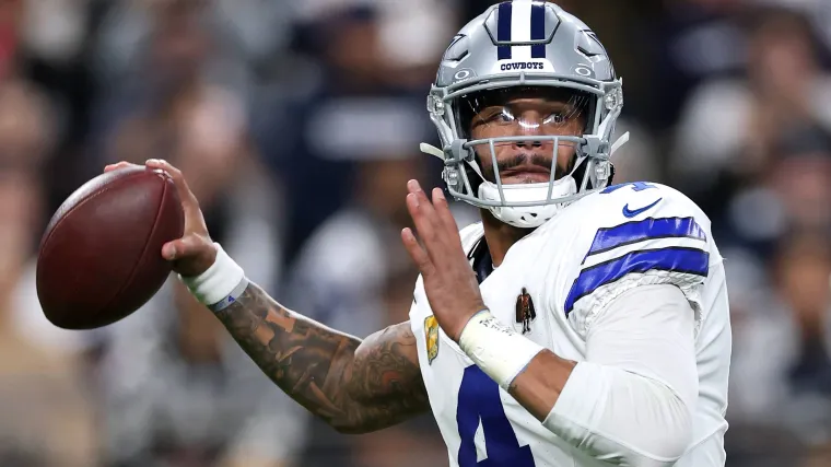 Dak Prescott stats: Cowboys QB throws four touchdowns in blowout win ...