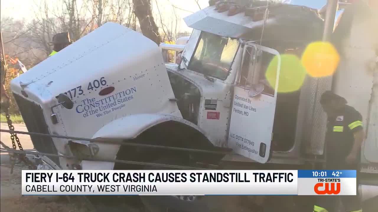 I-64 East reopen after vehicle fire, crash