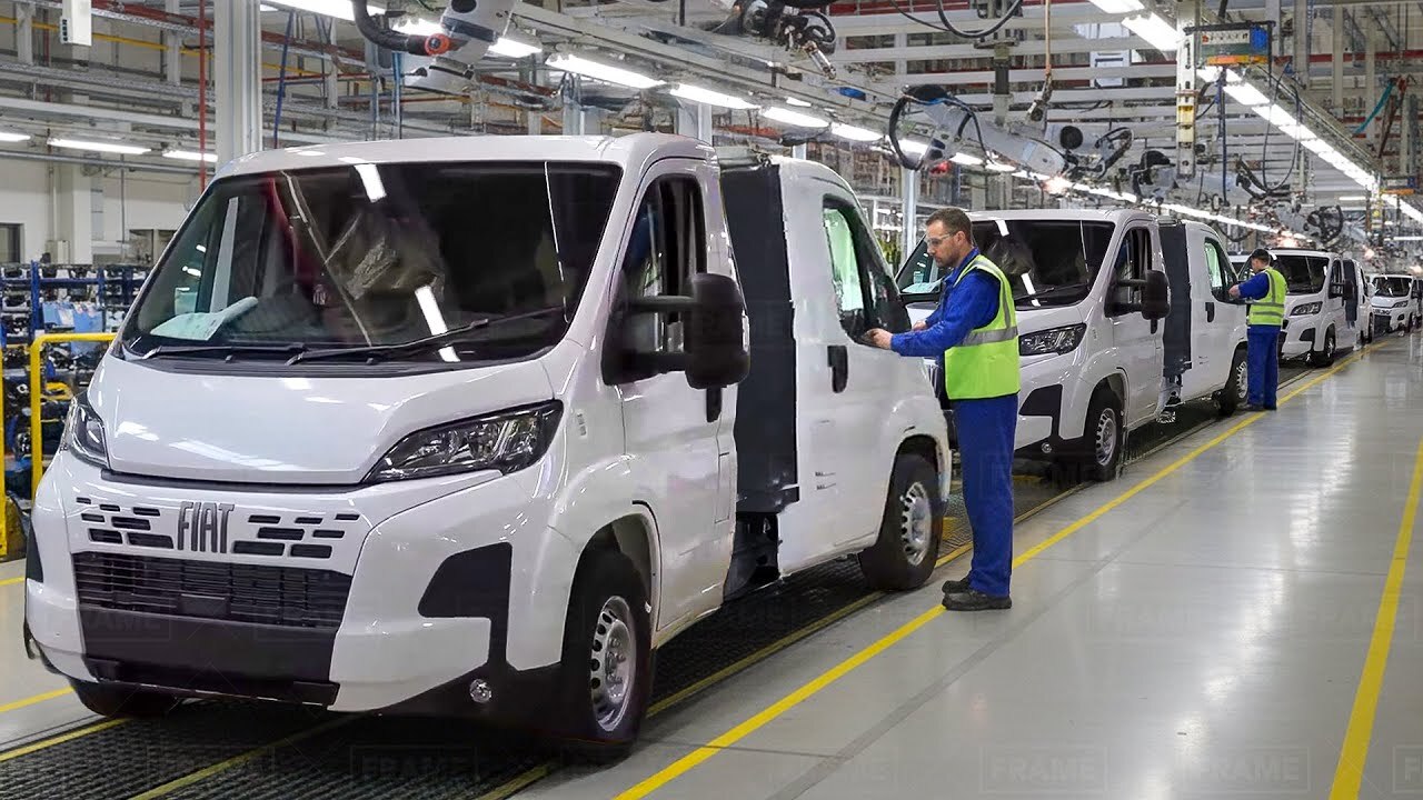 Inside Massive Italian Factory Shipping Vans With Unusual Technique