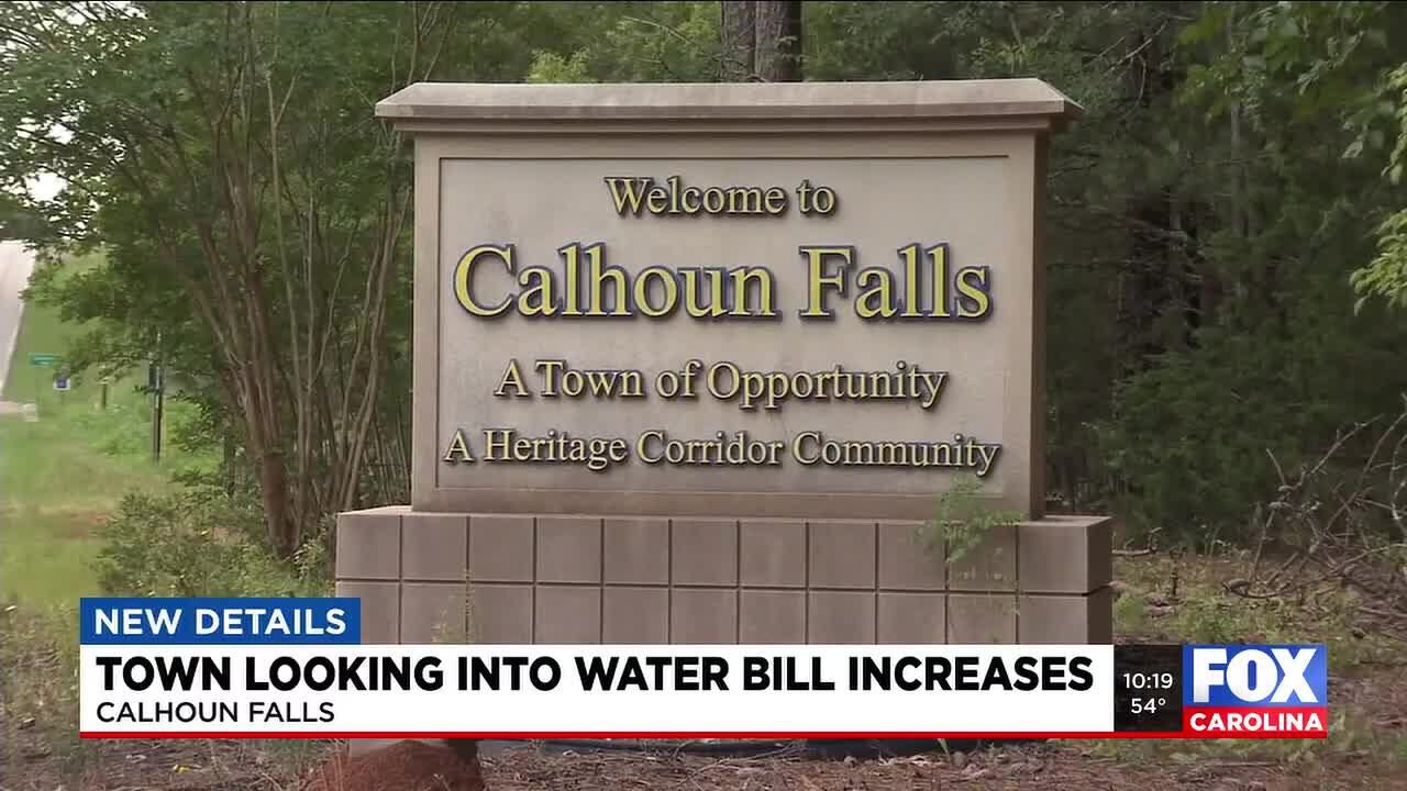 Calhoun Falls officials looking into water bill increases