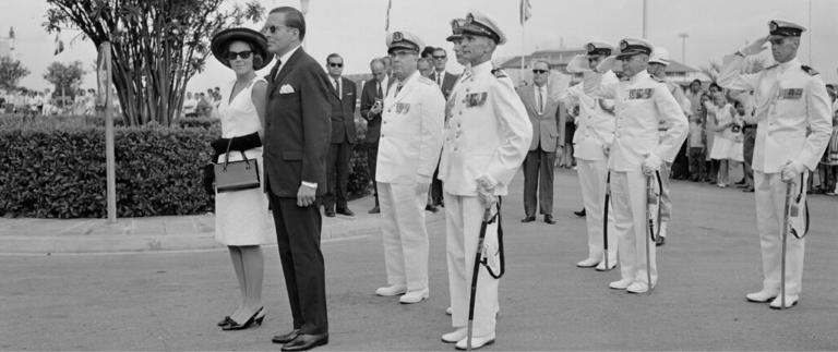 Prinses Beatrix bezoekt Bonaire en Sint Eustatius in teken van natuurbehoud