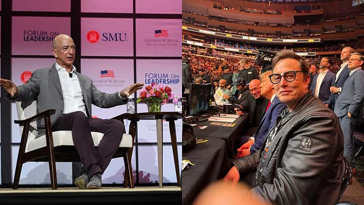 'Copycat': Elon Musk's Takes Jibe At Jeff Bezos As Amazon Founder Joins ...