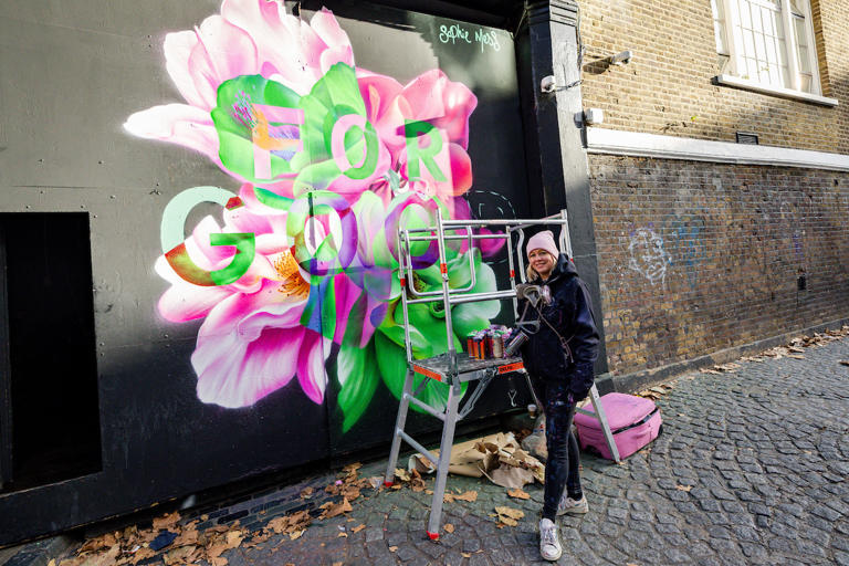 Yellow Brick Lane: artists give famous London street a Wicked makeover