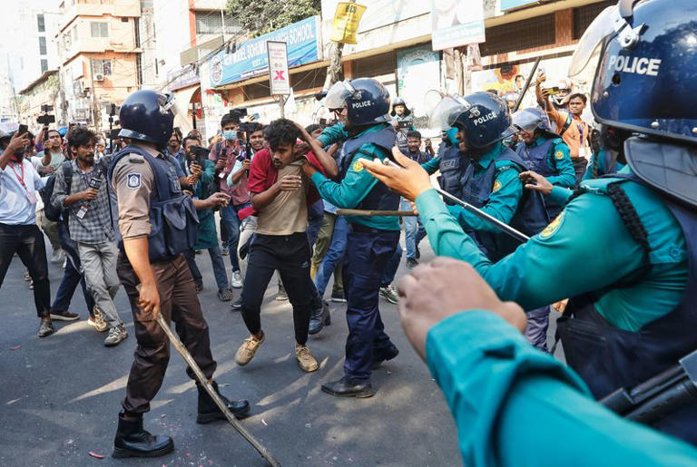 Calm but tense Bangladesh under tight security as Awami League calls ...