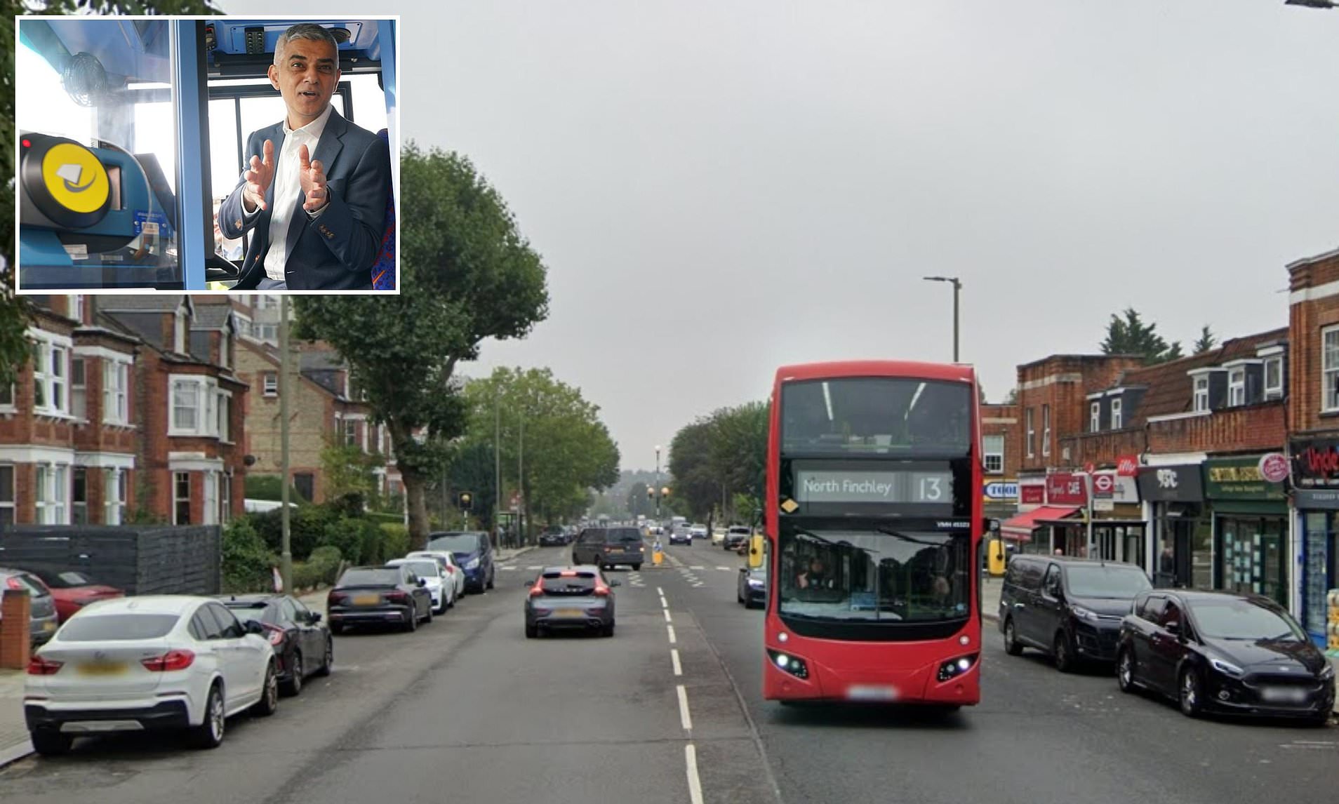 Sadiq Khan's £1million bus lane is removed after just three months ...