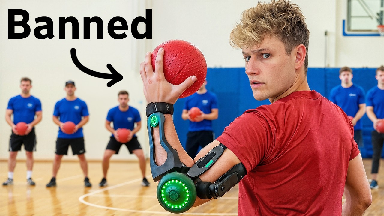 Athlete puts prohibited school sports equipment to the test