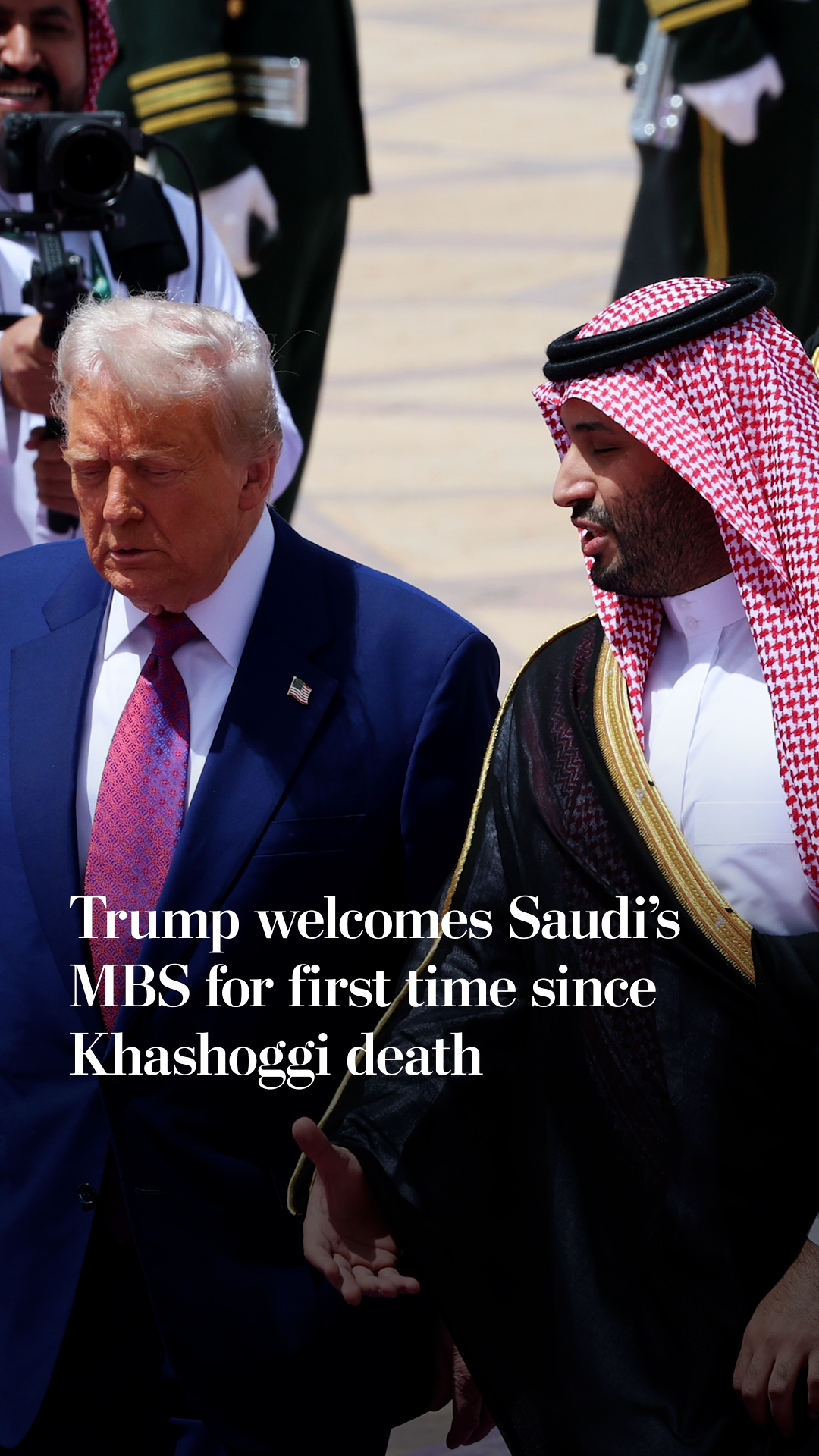 Trump welcomes MBS for first time since Khashoggi death