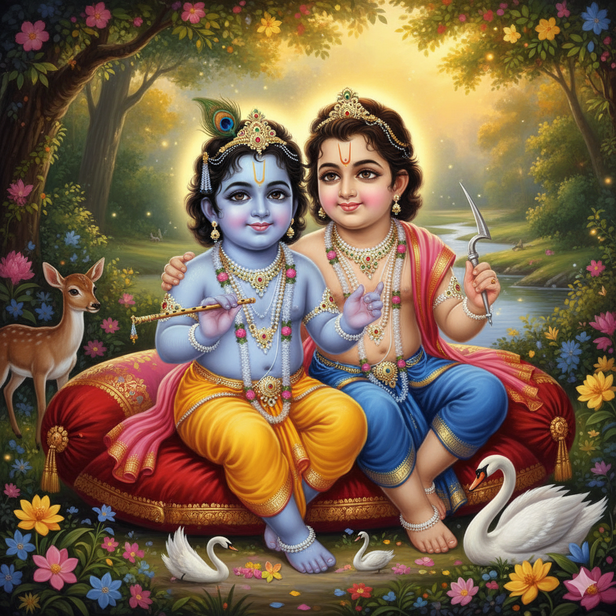 Are Krishna and Balarama Truly Brothers? The Hidden Story Hindu Texts ...