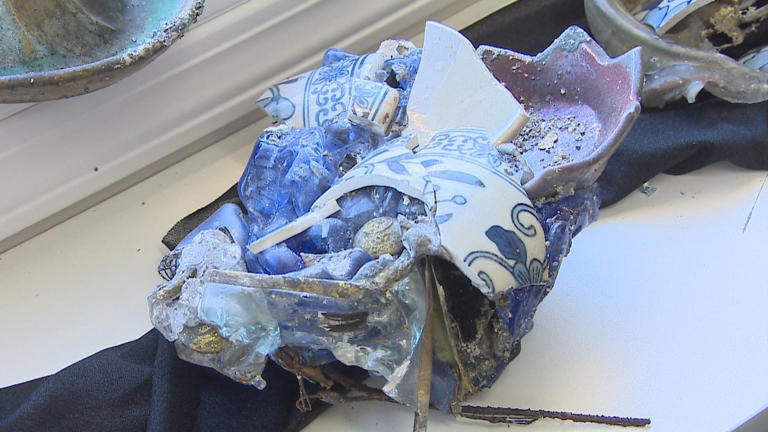 Flin Flon art exhibit of belongings transformed by wildfire highlights ...