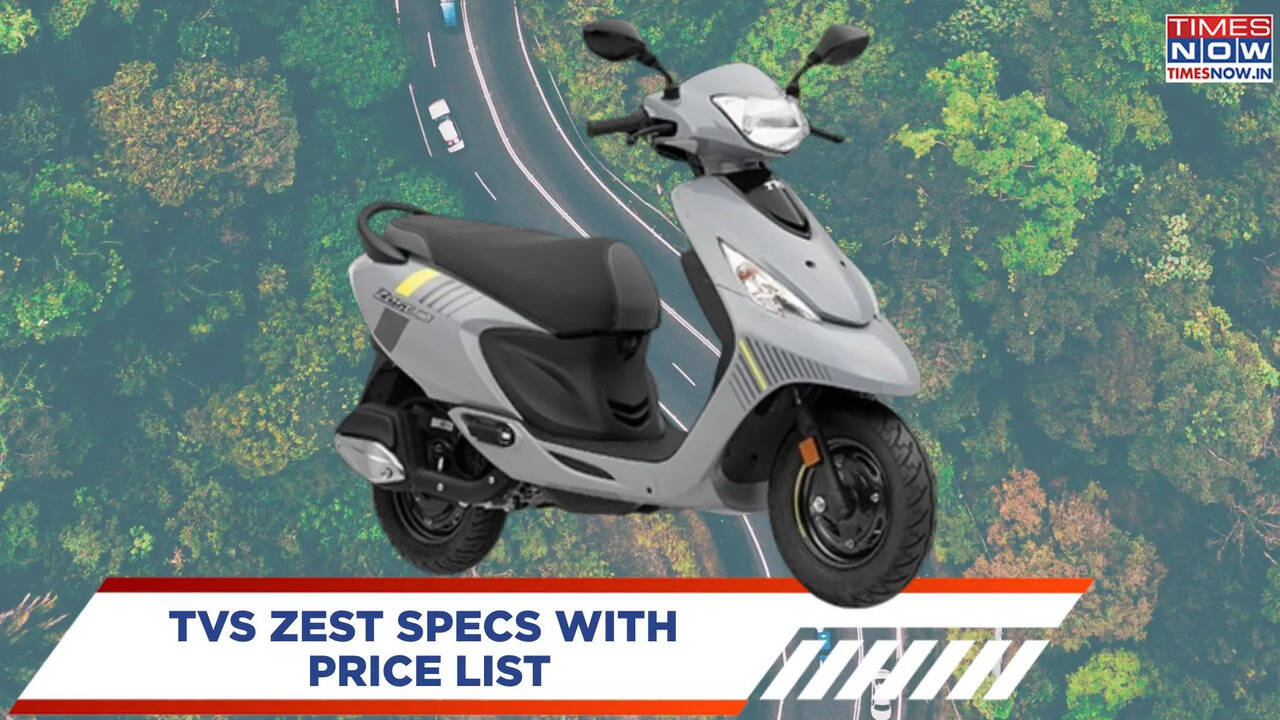 All You Need To Know About TVS Zest 110 - Price List, Colour Options ...