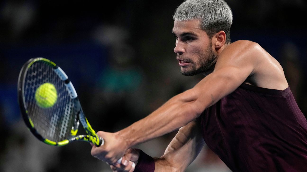 Carlos Alcaraz to miss Davis Cup Finals due to hamstring injury