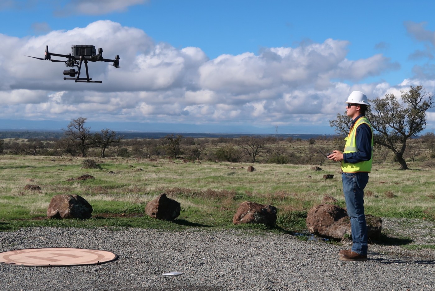 How PG&E conducts drone inspections of Tehama lines and equipment