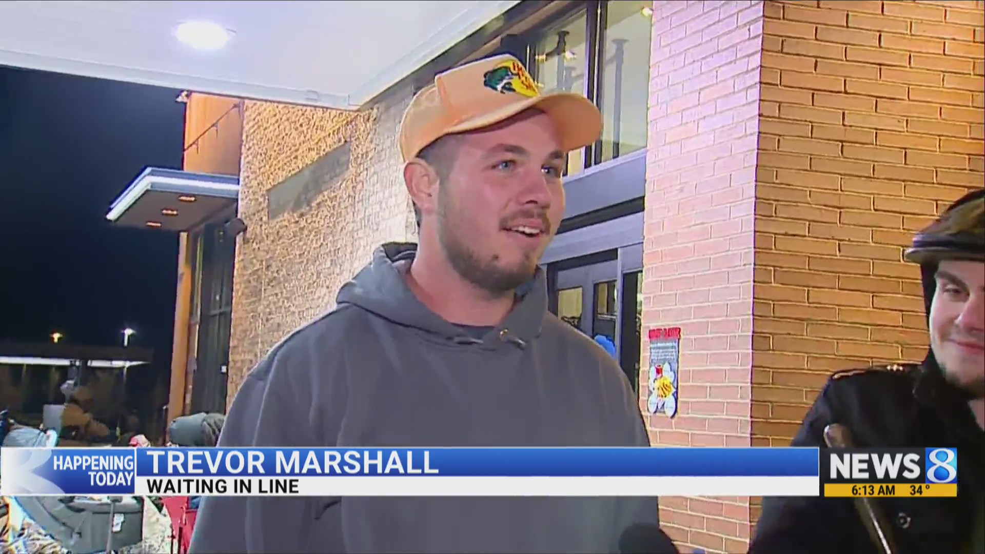 Fans camp out ahead of Raising Cane's grand opening