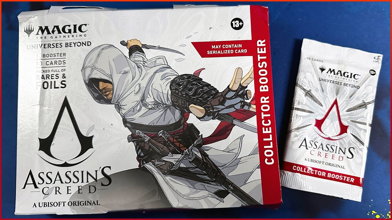 Magic The Gathering x Assassin's Creed Collector Booster Unboxing