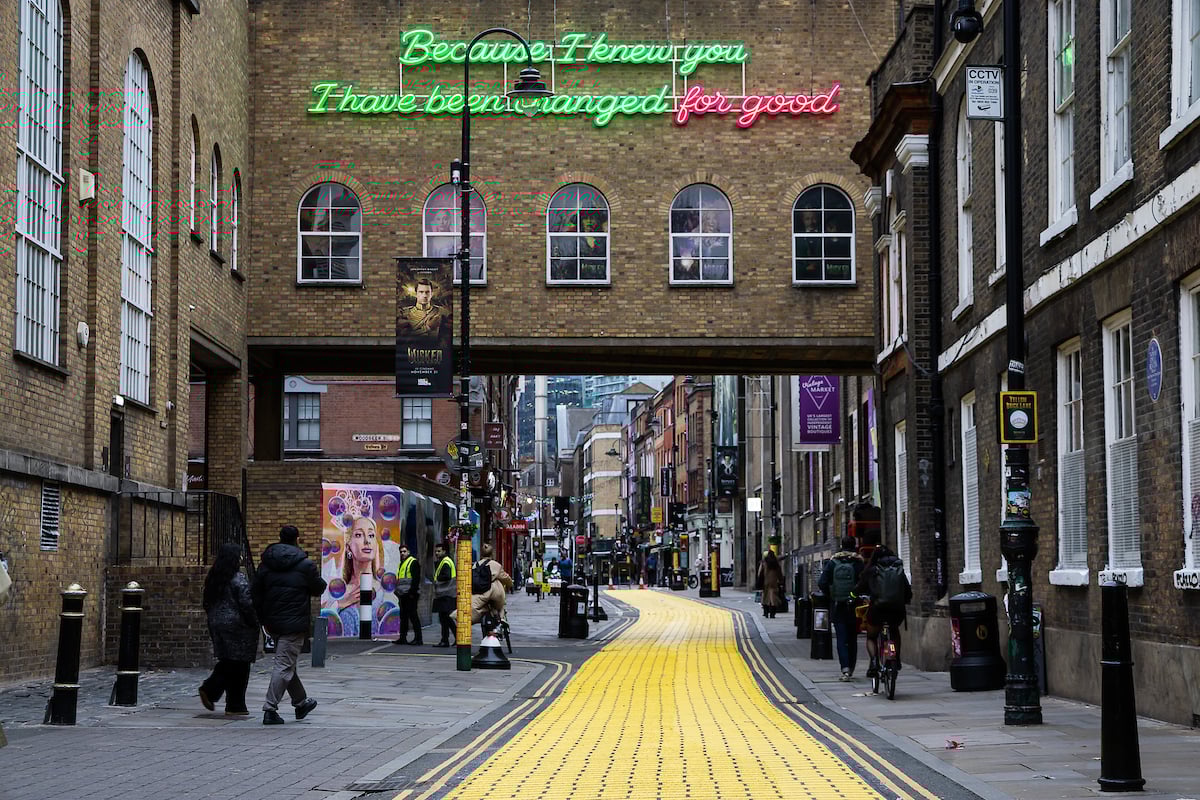 Yellow Brick Lane: artists give famous London street a Wicked makeover