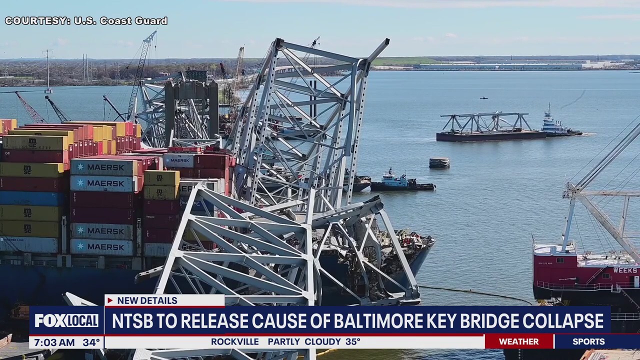 Baltimore Key Bridge collapse: NTSB to vote on probable cause