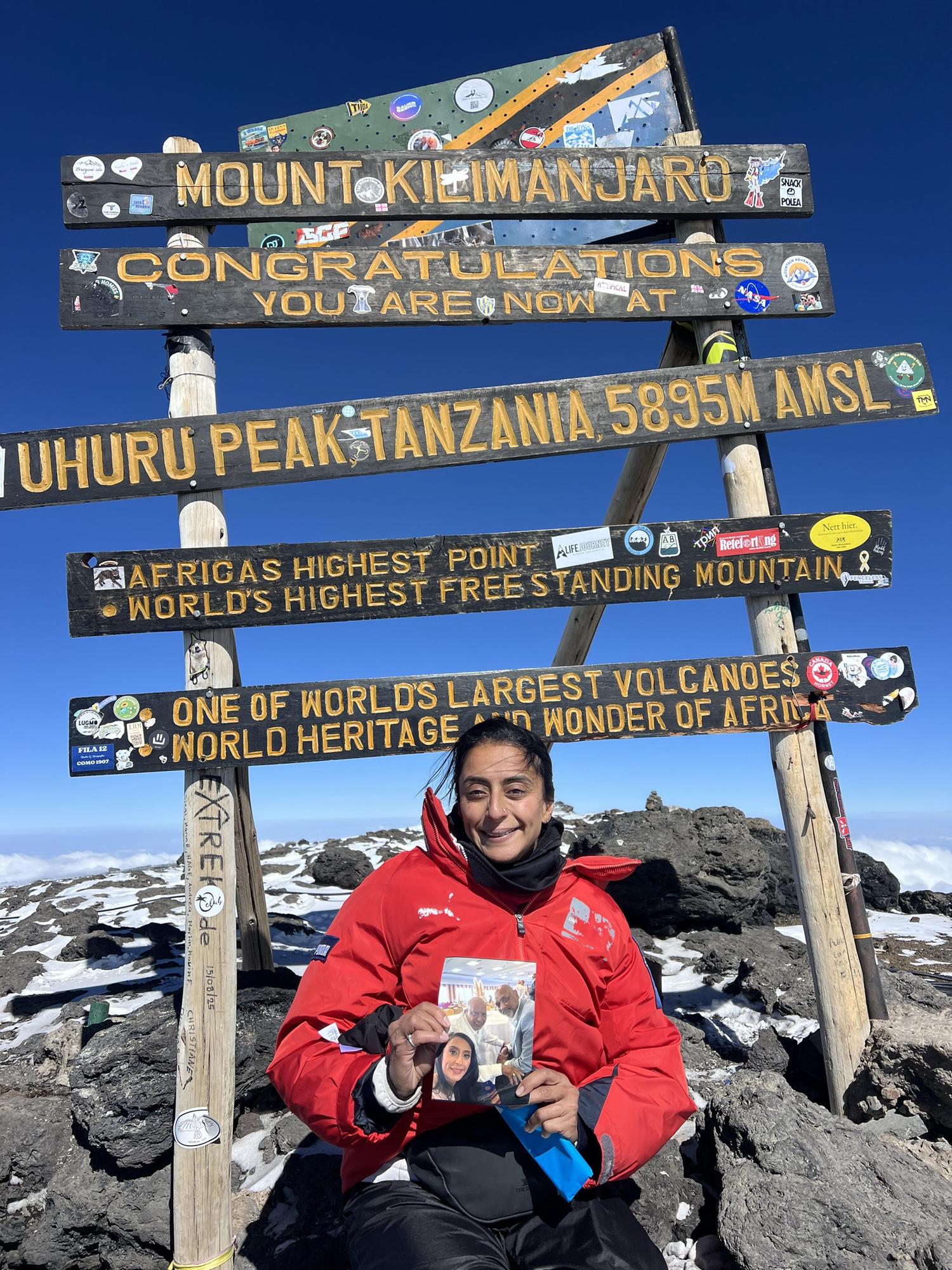 Mt Kilimanjaro climber ‘did it for her dad and uncle’