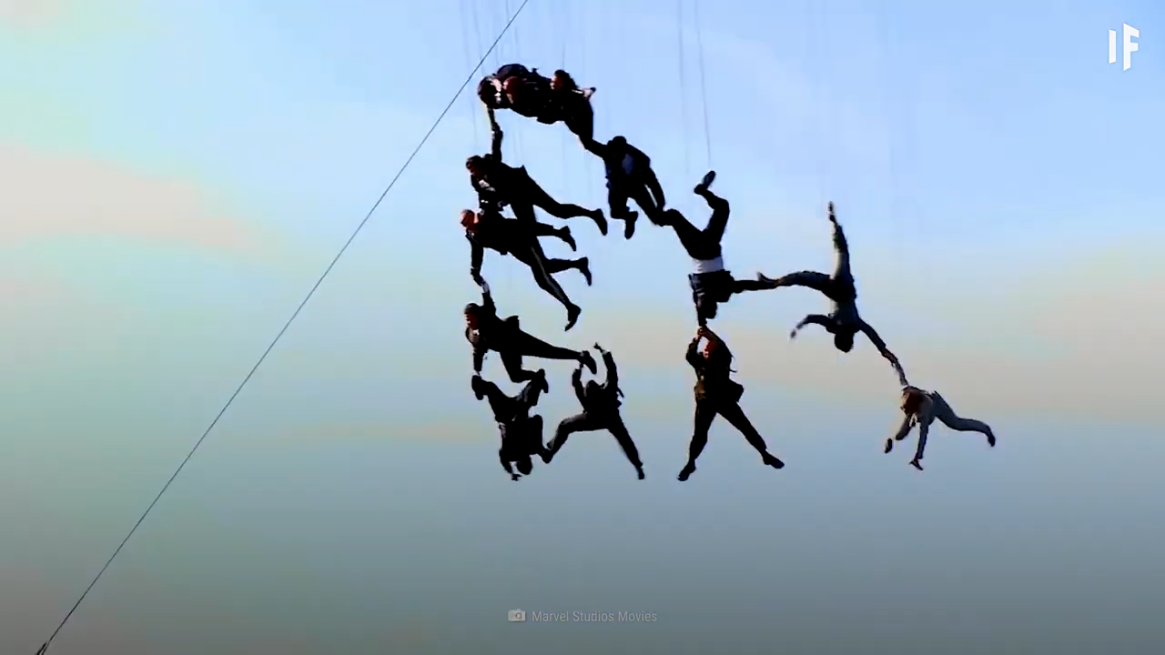 Comment le corps réagit à une chute libre depuis un avion