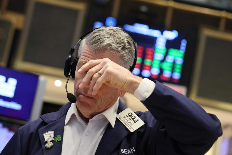 Stocks drop, oil gains as traders digest the latest updates in the Iran war