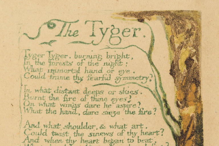 Rare print of William Blake’s The Tyger poem expected to sell for up to ...