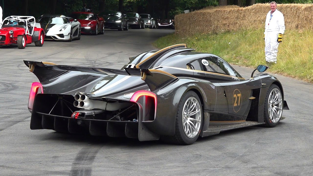Pagani Huayra R impressiona com som marcante do V12