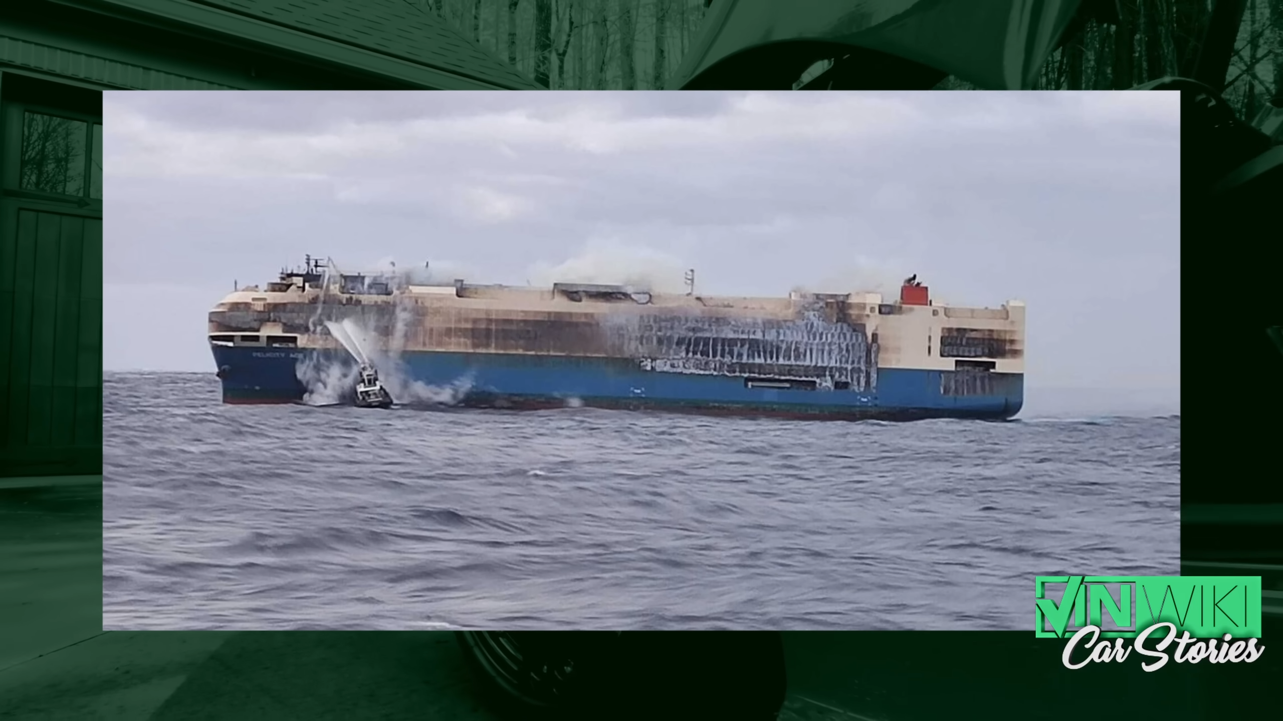 Ship that lost hundreds of new Porsches at sea