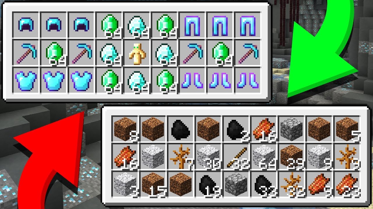 Swapping items with random players in Minecraft prison chaos