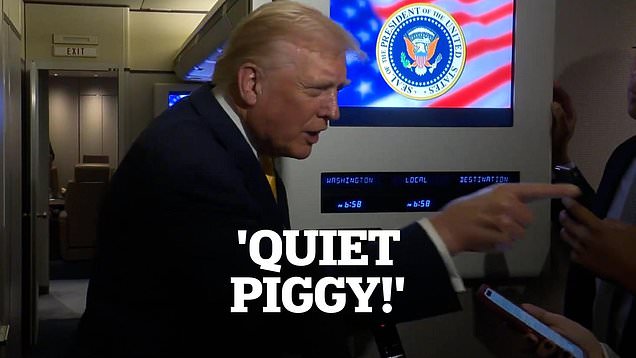 Trump's shocking comment to female reporter asking about Epstein