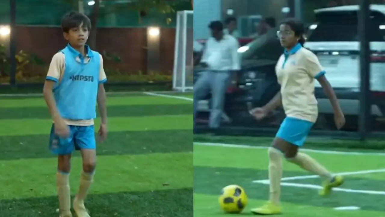 Ajith and Sivakarthikeyan's kids' football video goes viral; Aadvik vs ...
