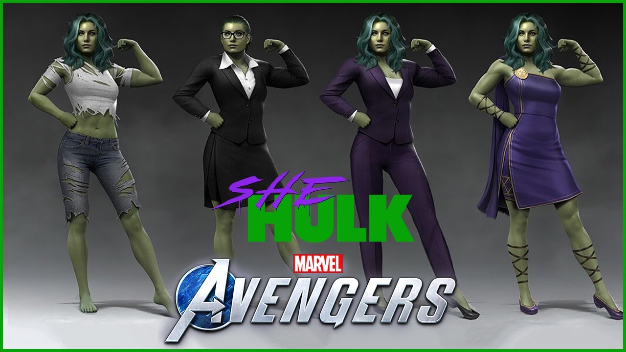 Marvel's Avengers She-Hulk design artwork revealed