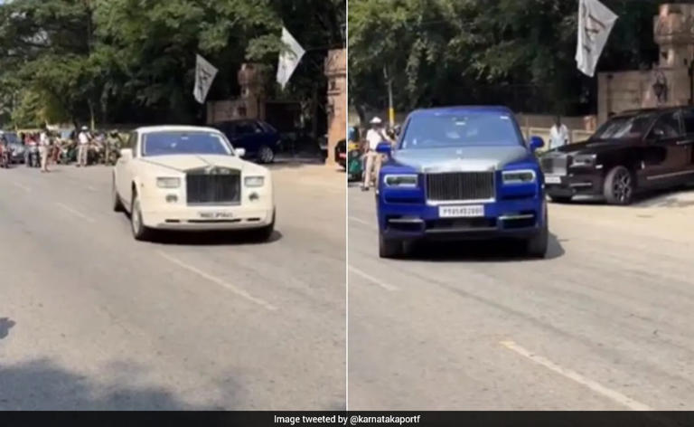 Bengaluru Traffic Brought To Standstill By Rolls-Royce Fleet, Video ...
