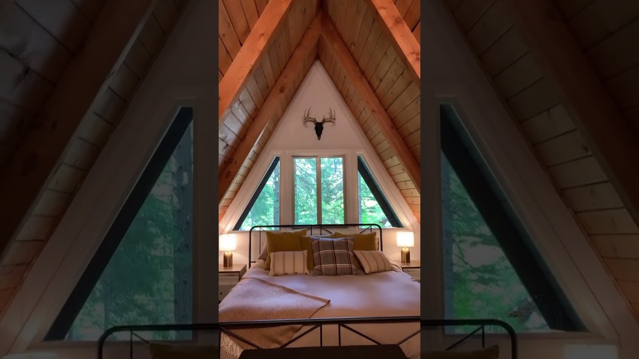1960's A-frame Cabin Airbnb