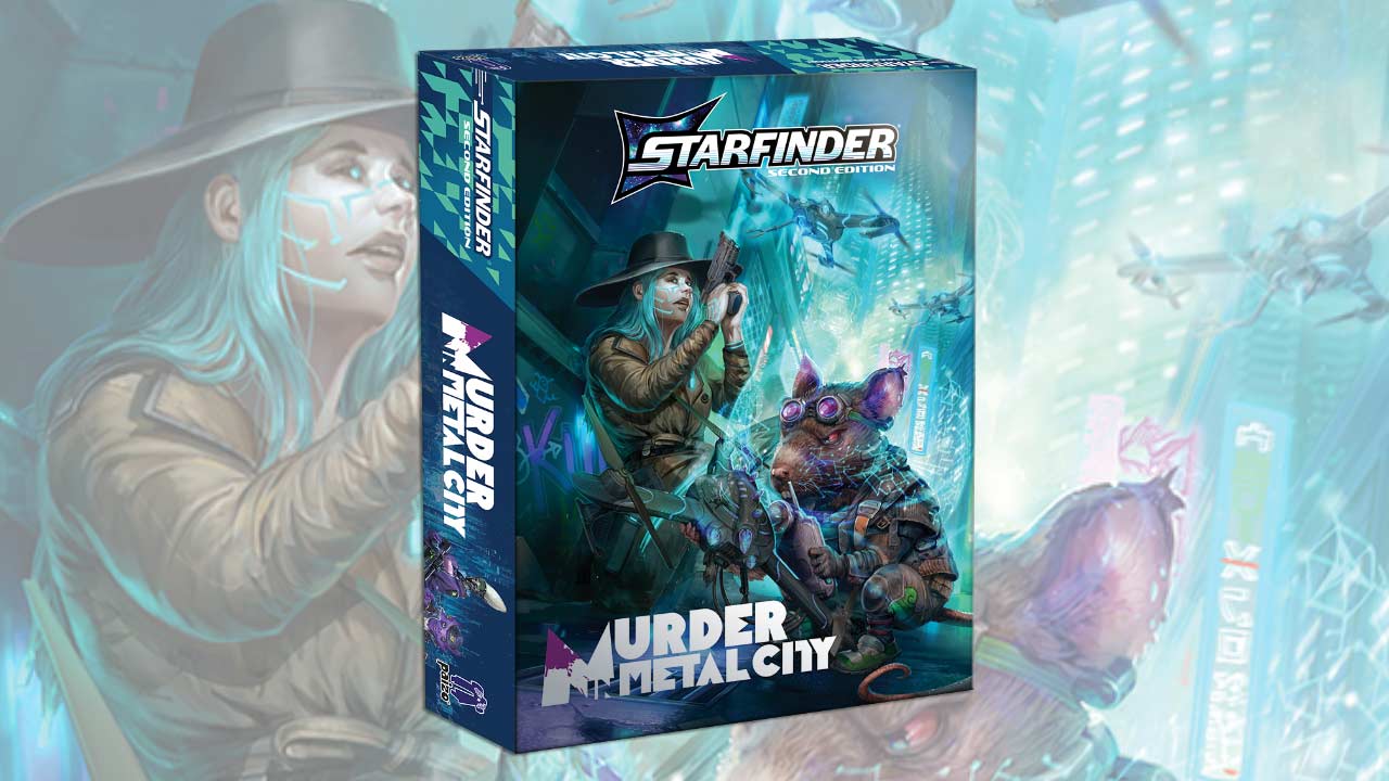 Starfinder Murder in Metal City Deluxe Adventure Game Review