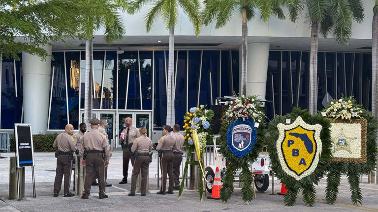 Farewell to a deputy: Live coverage of procession and funeral in Miami